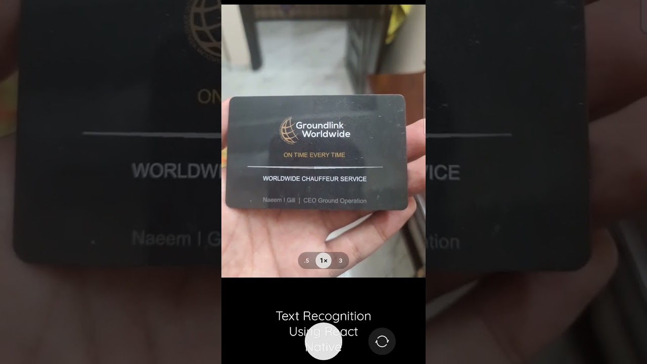 Text Recognition Using React Native