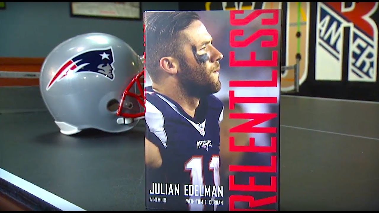 Patriots WR Julian Edelman on the Title of His New Book 