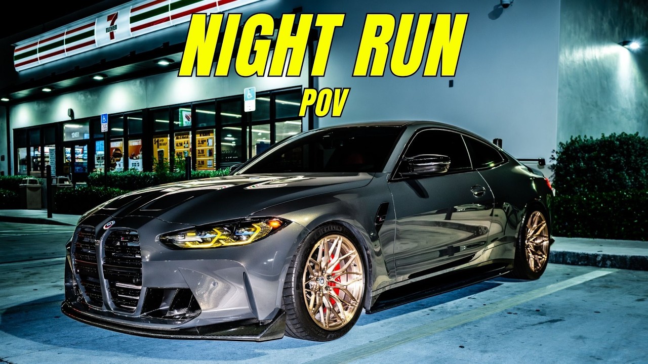 NIGHT RUN IN A BMW M4 COMPETITION | POV