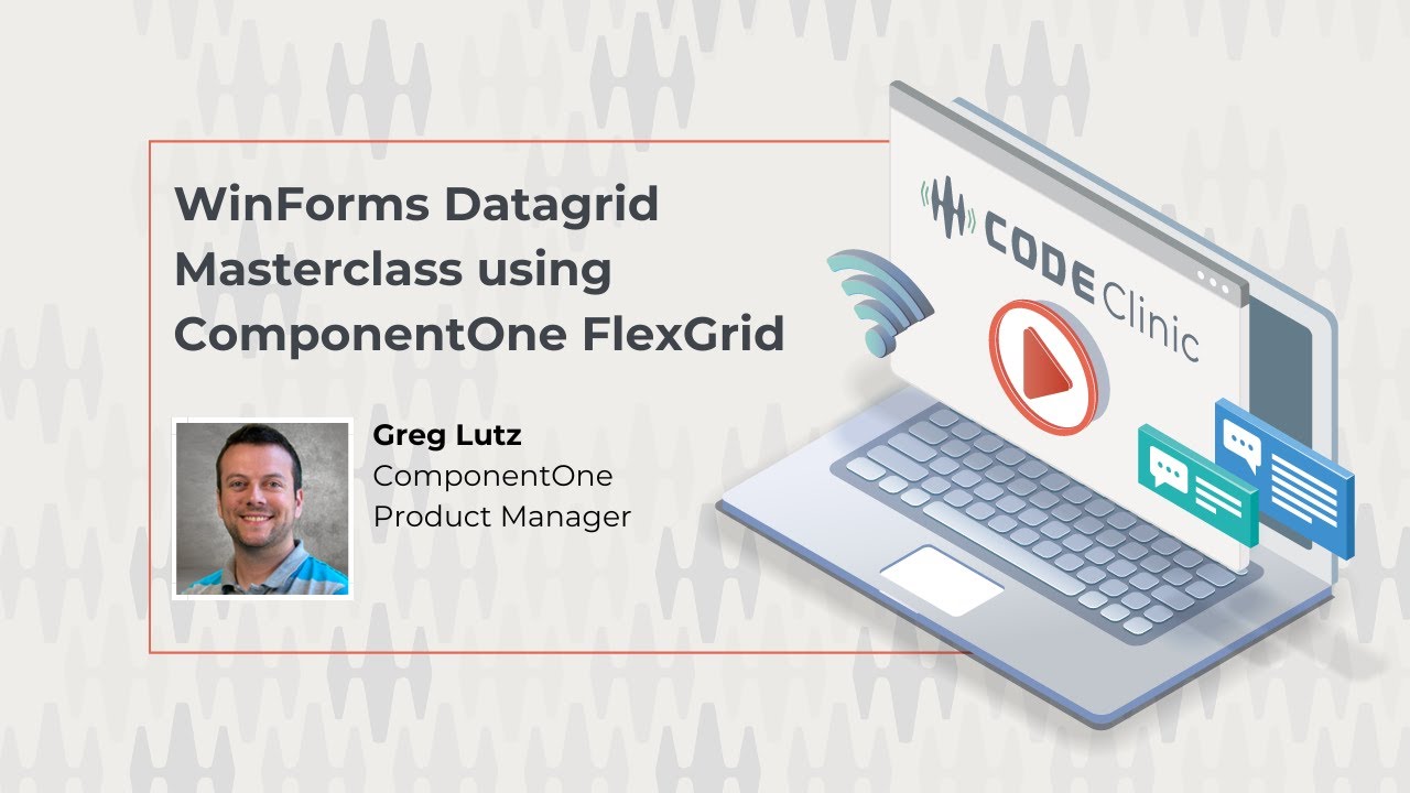 WinForms Datagrid Masterclass using ComponentOne FlexGrid