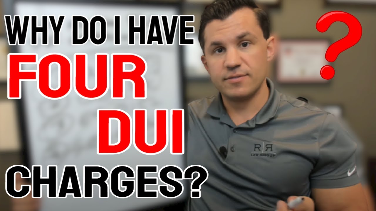 Why do I have FOUR DUI charges? Explained!