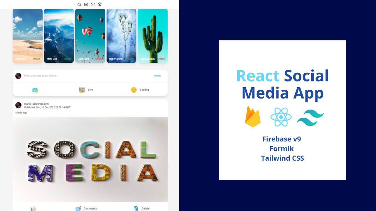 Social Media App PART 1 - Initial Project Setup