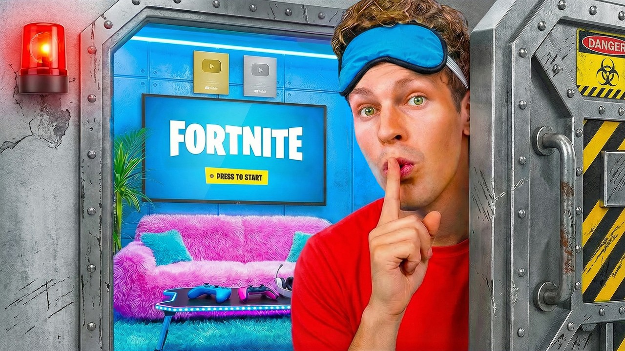 I Built a SECRET Survival Bunker!