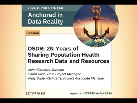 DSDR: 20 Years of Sharing Population Health Research Data and Resources