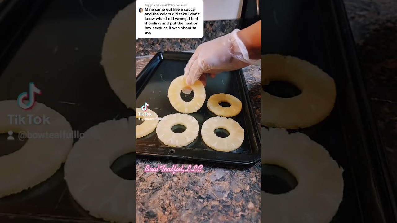 PERFECT CANDIED PINEAPPLES