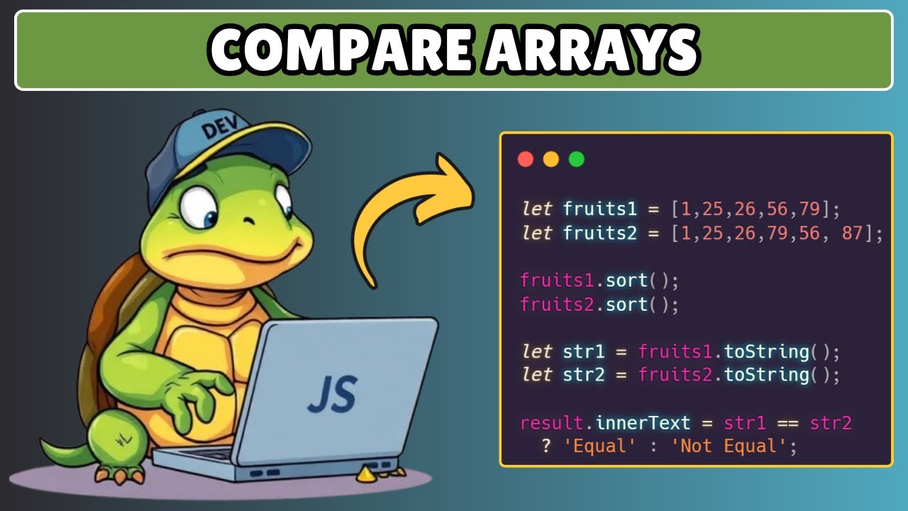 How to Compare Two Arrays in Javascript