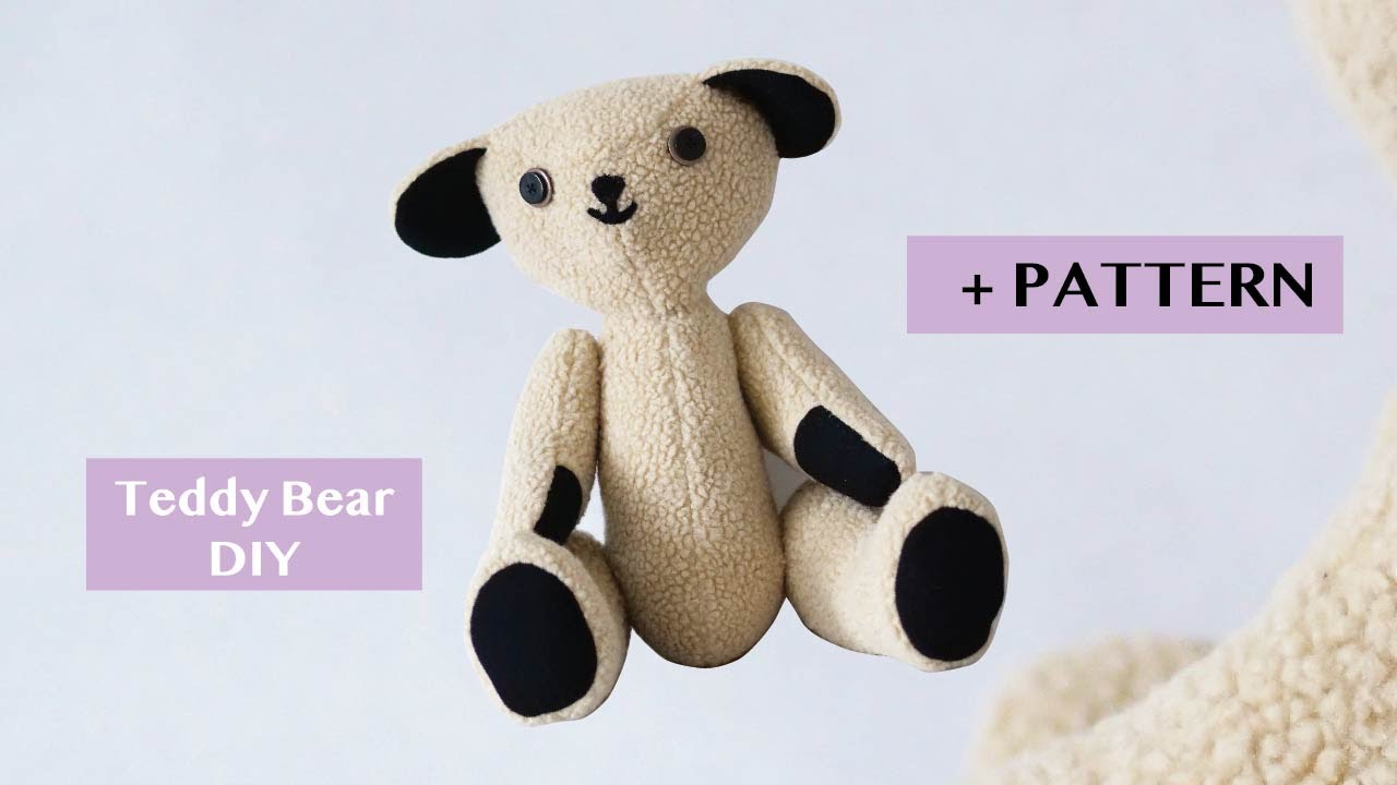 Teddy Bear DIY (How to sew | Full Tutorial + Sewing Pattern)