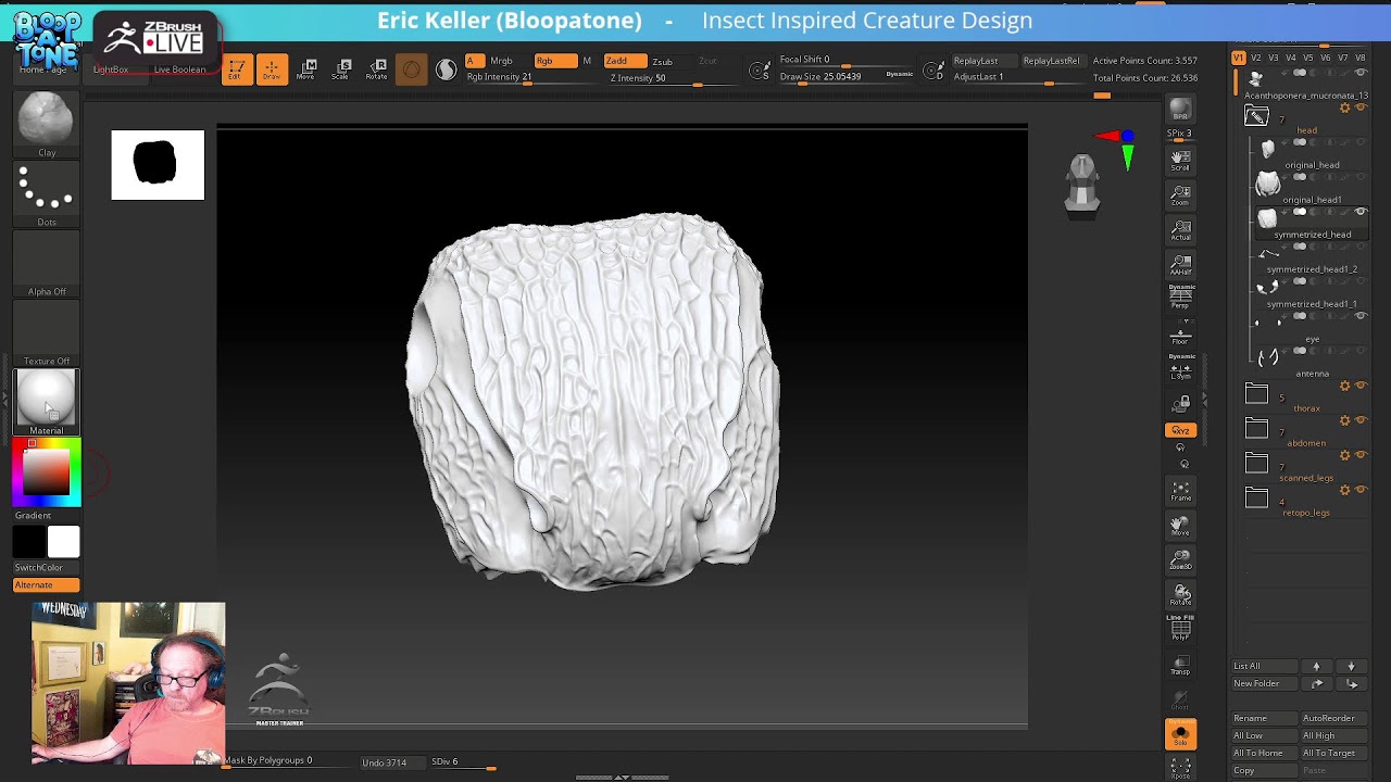 Insect Inspired Sculpting with Eric Keller - AntScan Part 4