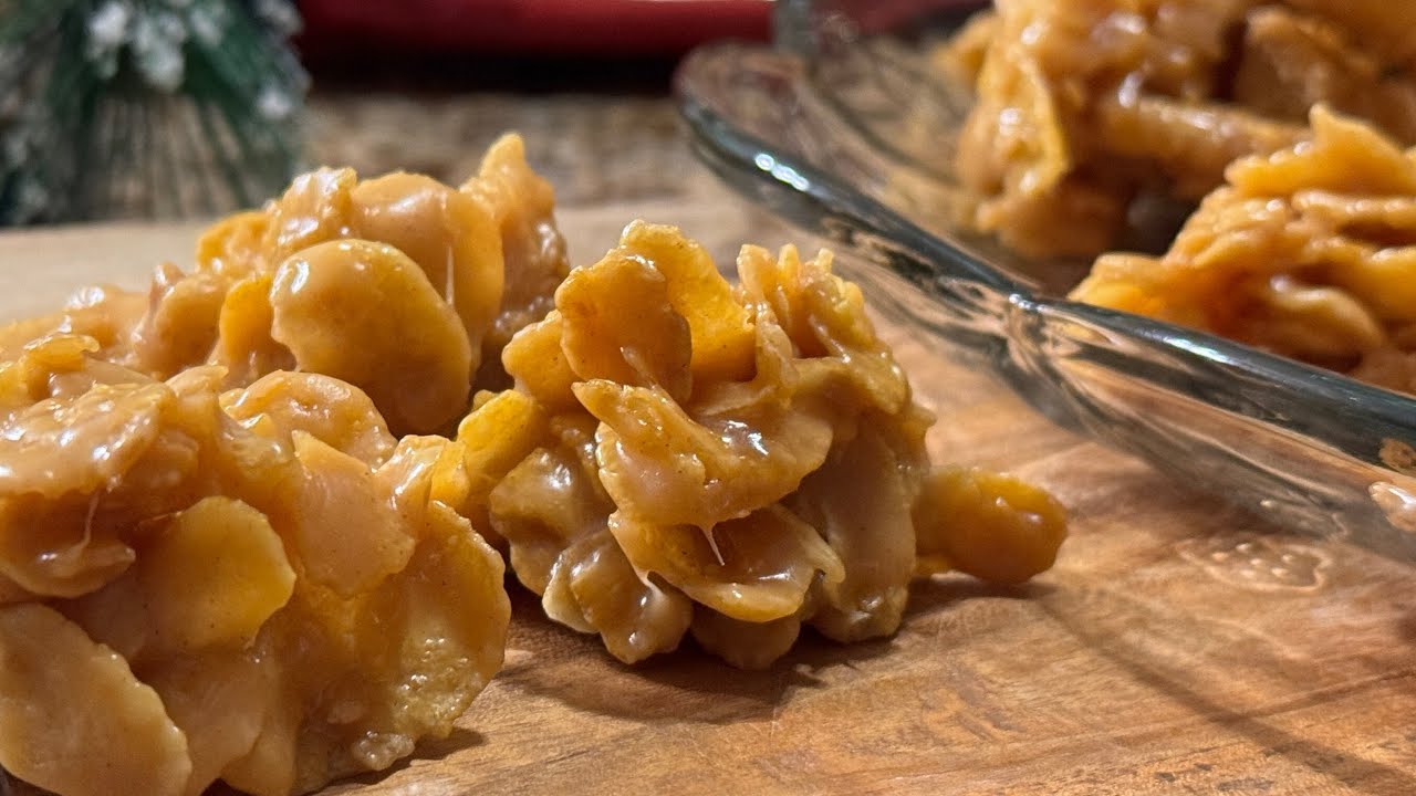 Peanut butter Cornflake candy