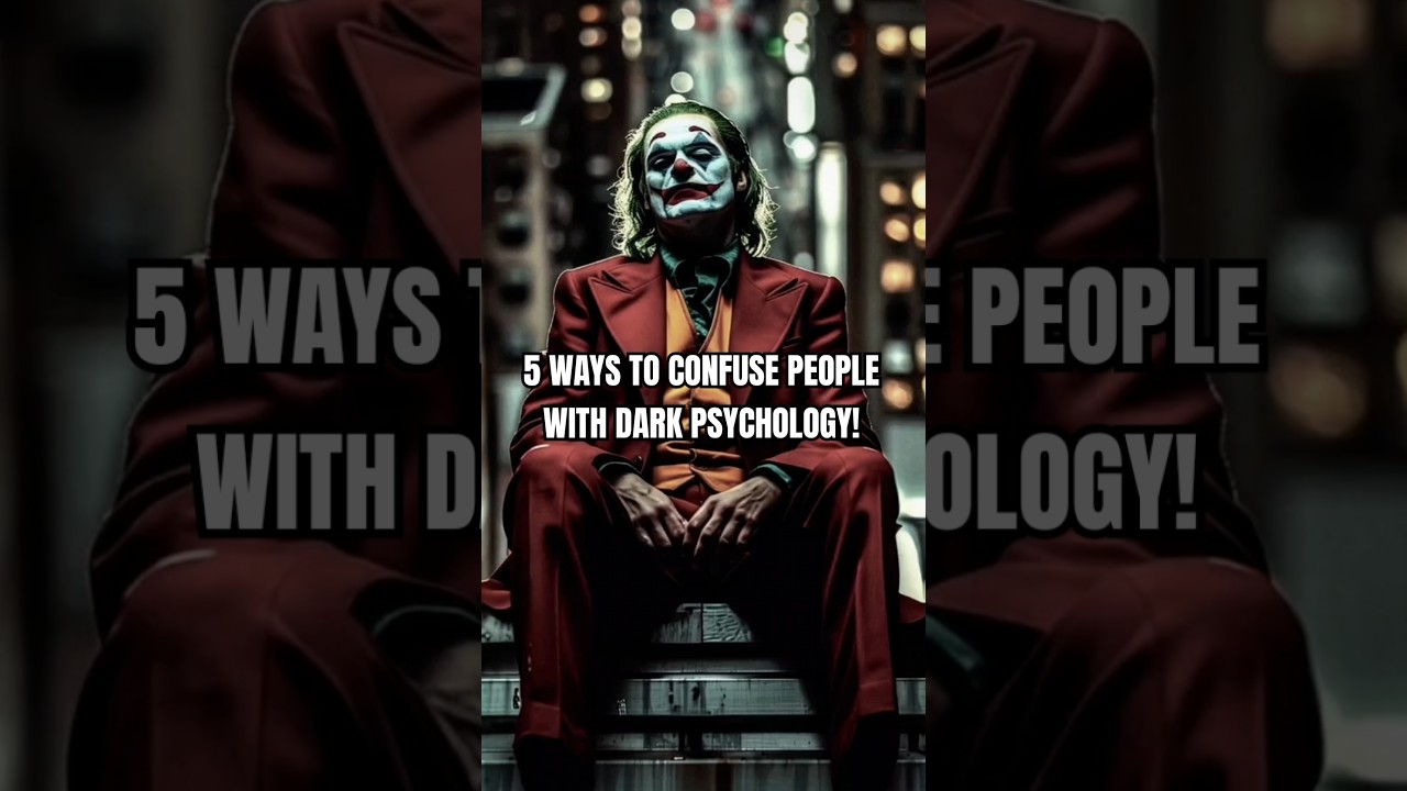 5 Ways to Confuse people with Dark psychology!#confusion #qoutes #rules #mindset #manipulation