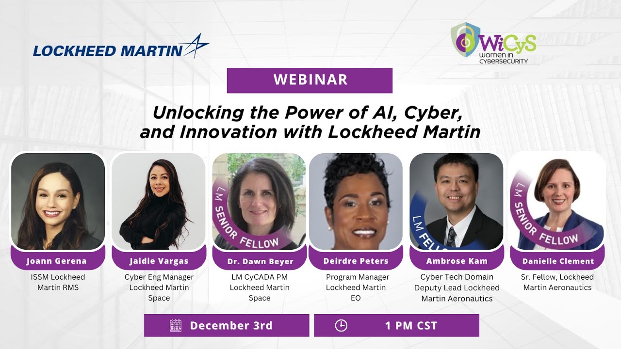 Lockheed Martin Webinar | Unlocking the Power of AI, Cyber, and Innovation
