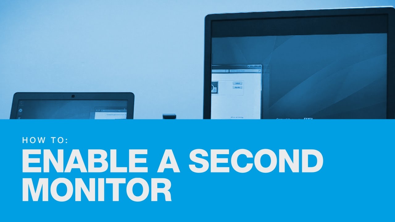 How to setup a second screen in Windows 7