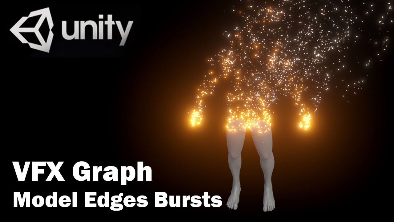 Unity VFX Graph：Model Edges Bursts
