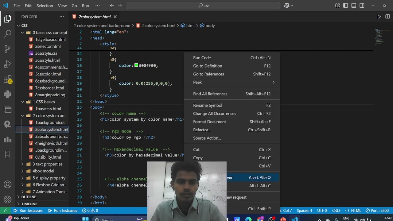 45 CSS sum up till now code and ppt  presentation
