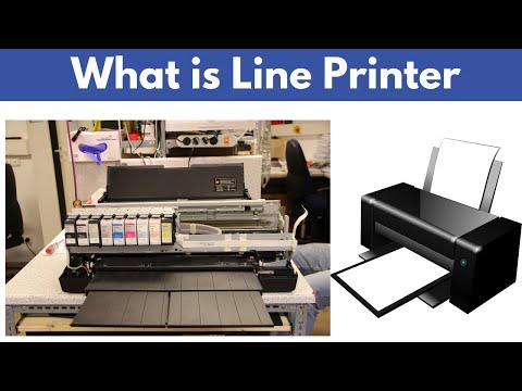 What is line printer and How its work