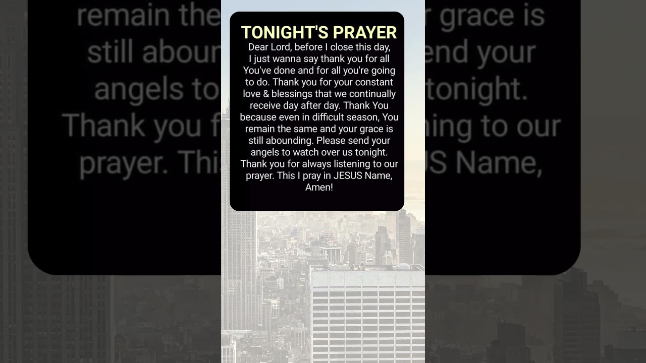 Night Prayer #shorts
