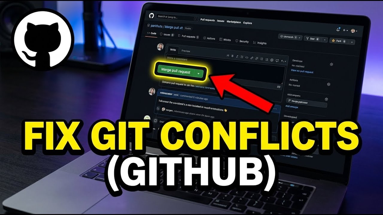 How to fix Git Conflicts with GitHub - Easy Tutorial