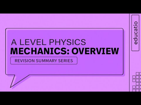 A LEVEL PHYSICS REVISION: ALL Mechanics equations EXPLAINED