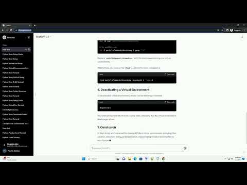 python virtual environment list