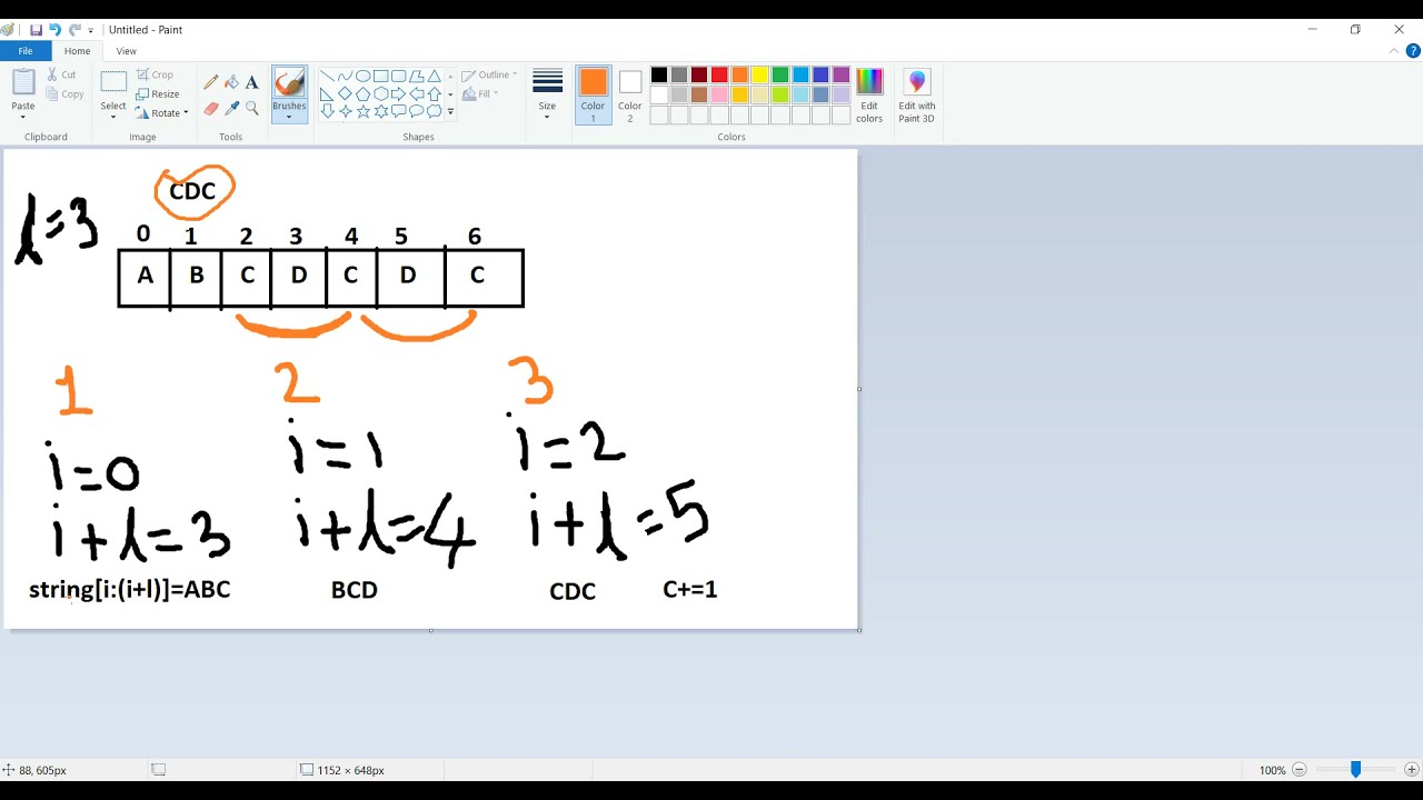 Find the count of substring is present in string #HackerRank #CodingCamp