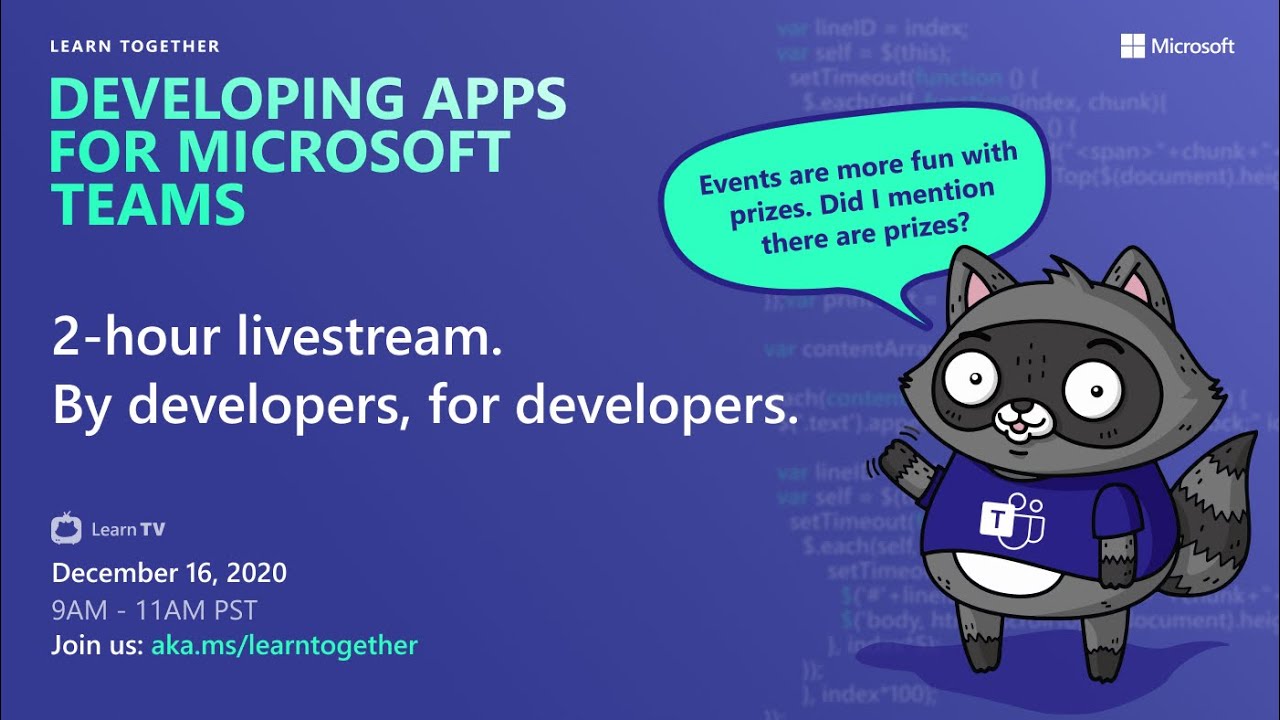 Learn Together - Developing apps for Microsoft Teams
