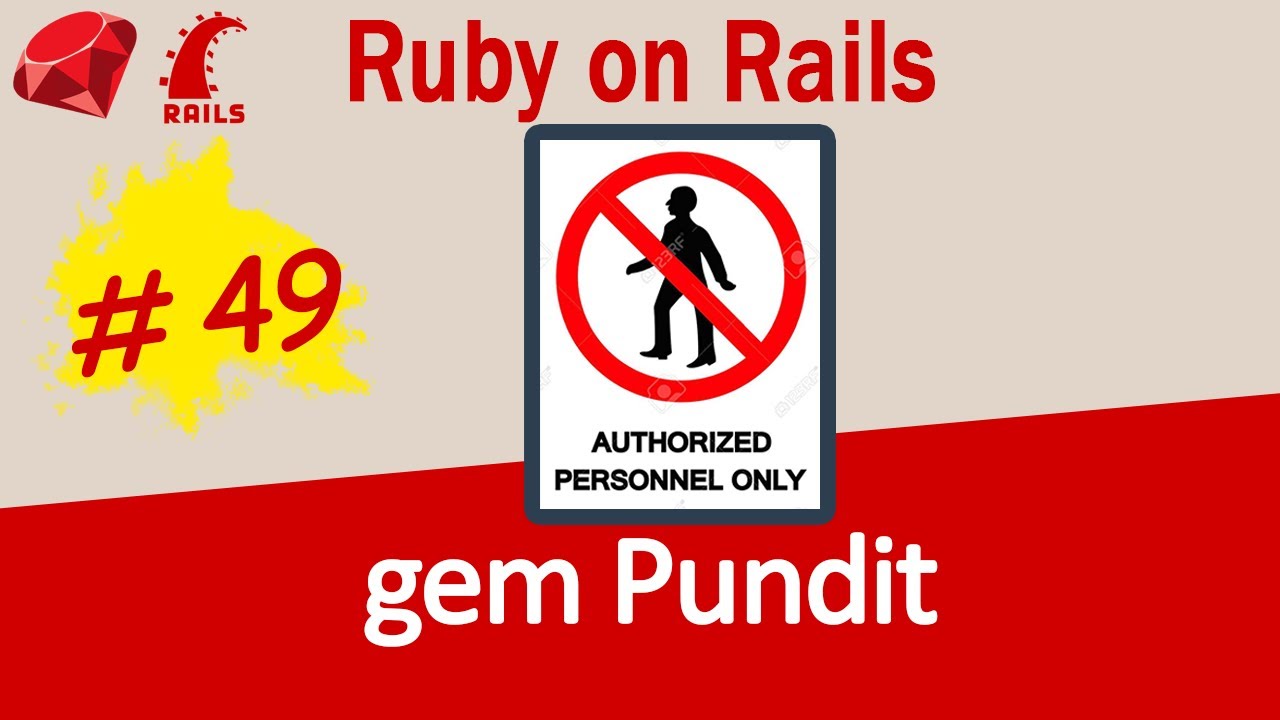 Ruby on Rails #49 gem Pundit for Authorization - Complete Guide
