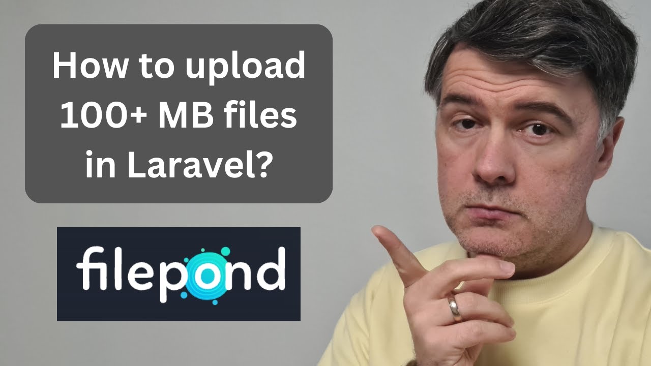 Laravel: Upload Large Files with Filepond and Chunks