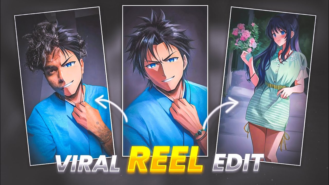 ANIME FACE CAPCUT TEMPLATE | INSTAGRAM TRENDING REELS EDITING | NEW CAPCUT TEMPLATE