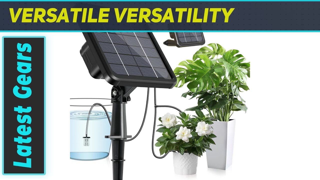 Moistenland Solar Drip Irrigation Kit: The Ultimate Garden Solution