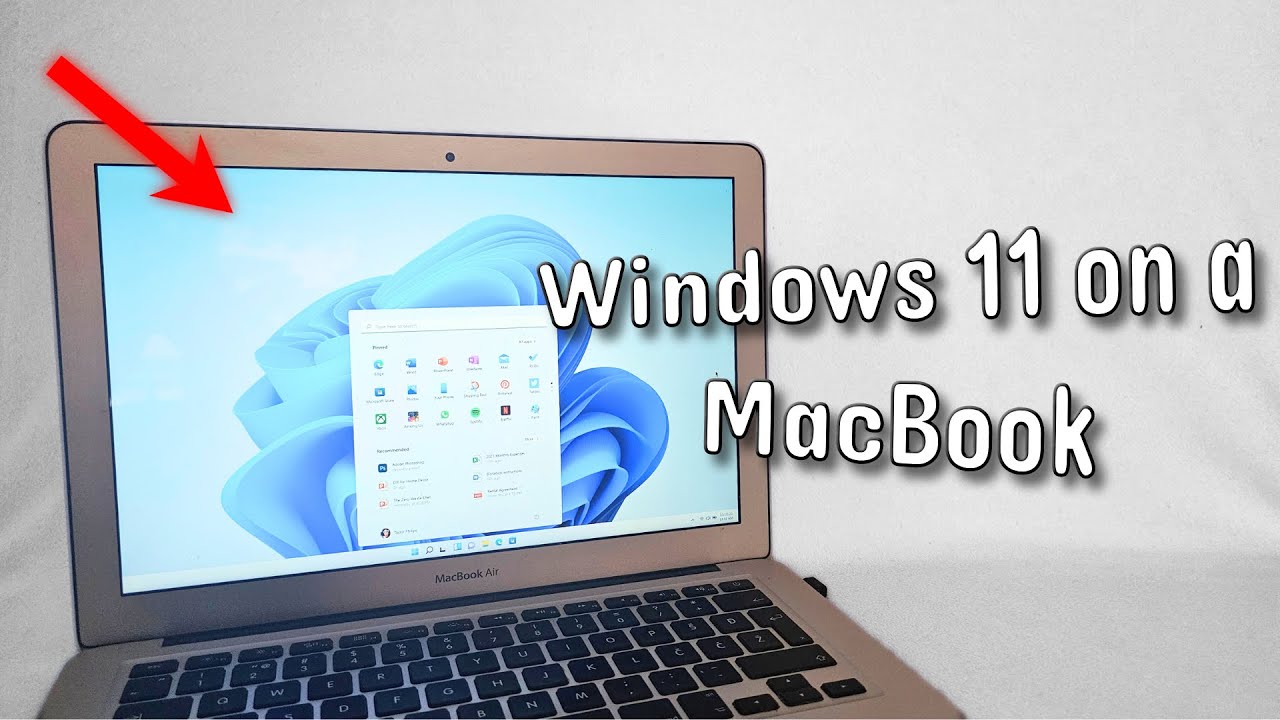Installing Windows 11 on a MacBook because i'm bored...