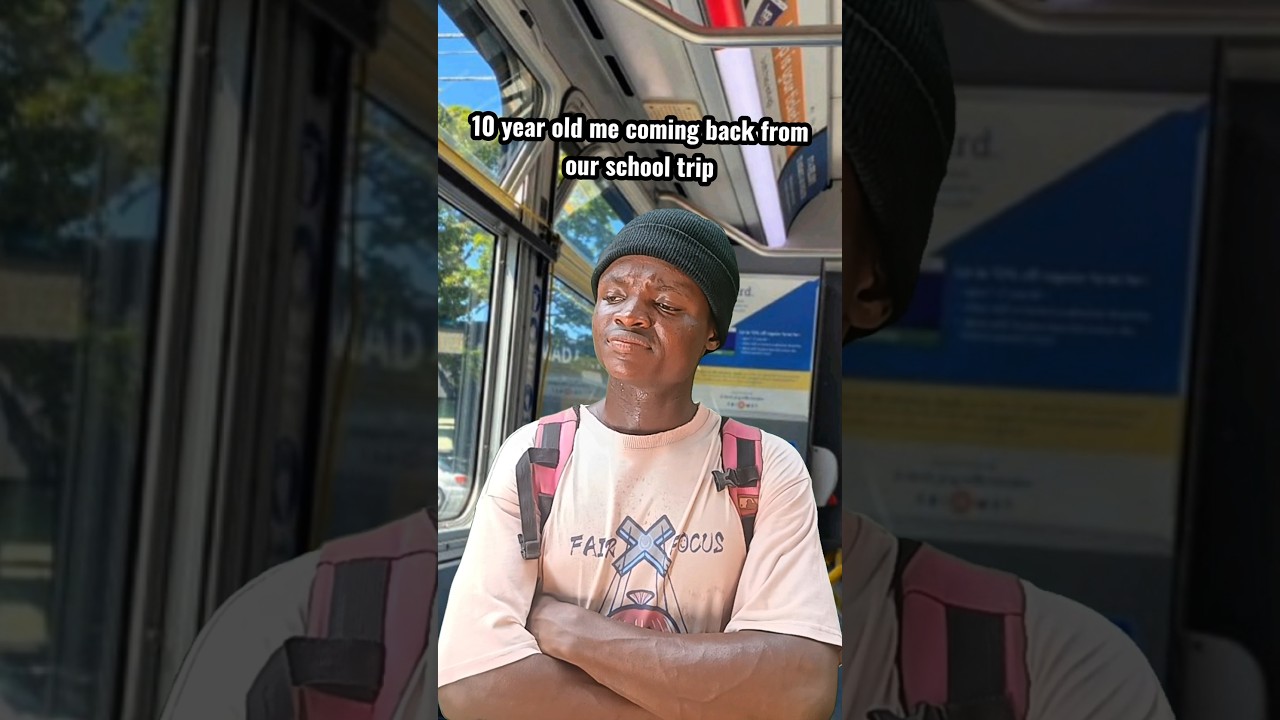 Coming back from a field trip be like