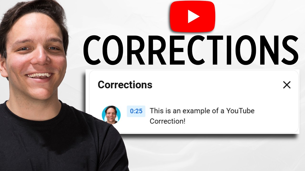 YouTube Corrections - Correct Mistakes on YouTube Videos the Smart Way!
