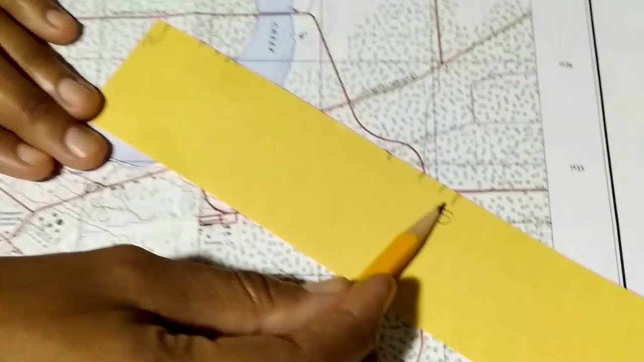 Measuring Distances on Maps using the Paper Method -  BGCSE Geography Tutorial