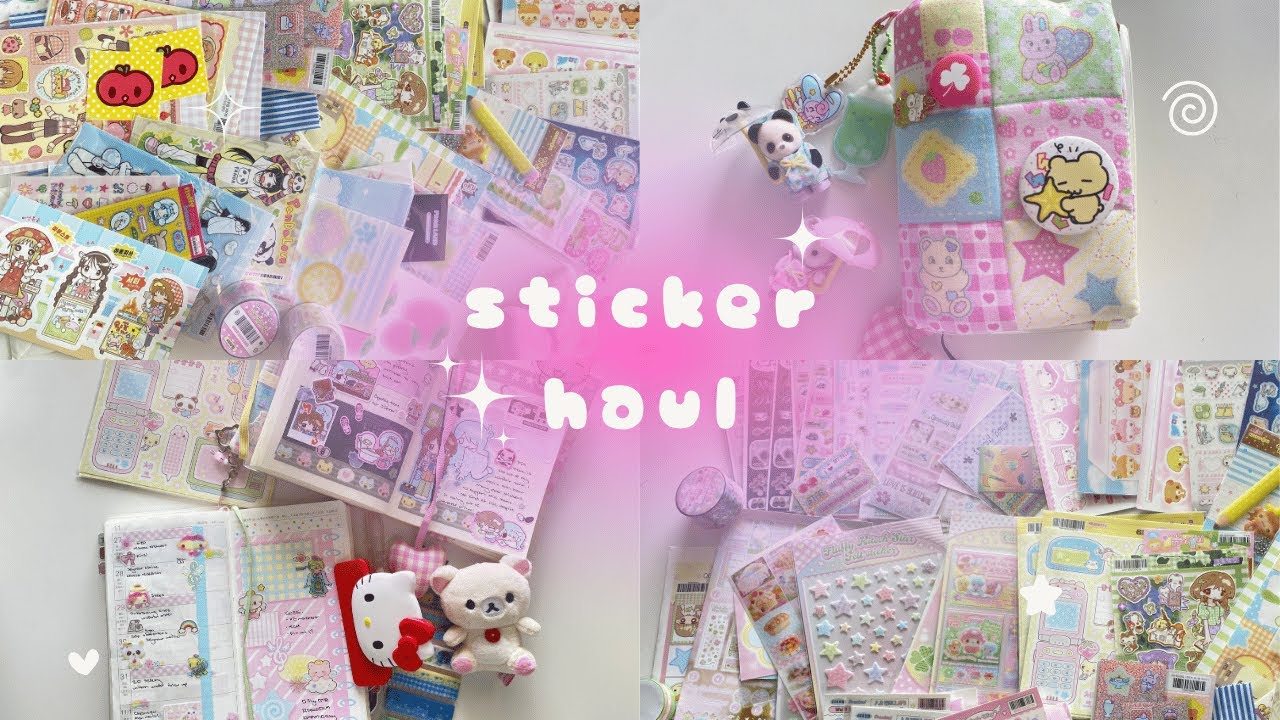 the ultimate stationery haul ⭑.ᐟ | cute stickers and journal with me!