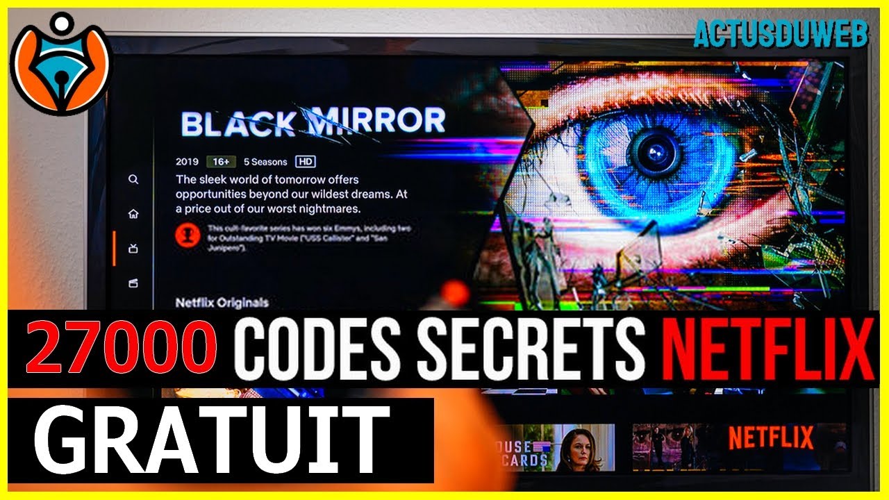 Codes Netflix  Accédez aux catégories « cachées » 27000 Codes Cachés GRATUIT