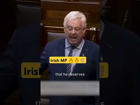 Irsih MP condemns Israel's actions 👏🏼#shorts #ytshorts #nobleislamicshorts#viral.#gaza