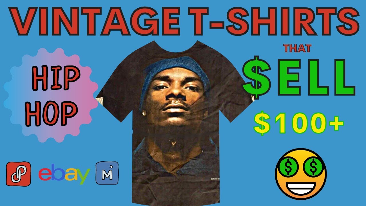 $100+ Vintage Hip Hop T-shirts Selling On Ebay | 30 Vintage Shirts | What's Selling?