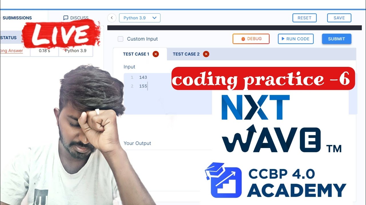 Live Coding Practice | Python Coding Practice