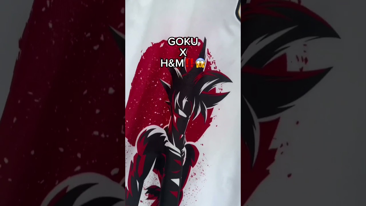 GOKU X H&M?!🤯 #anime #dbz