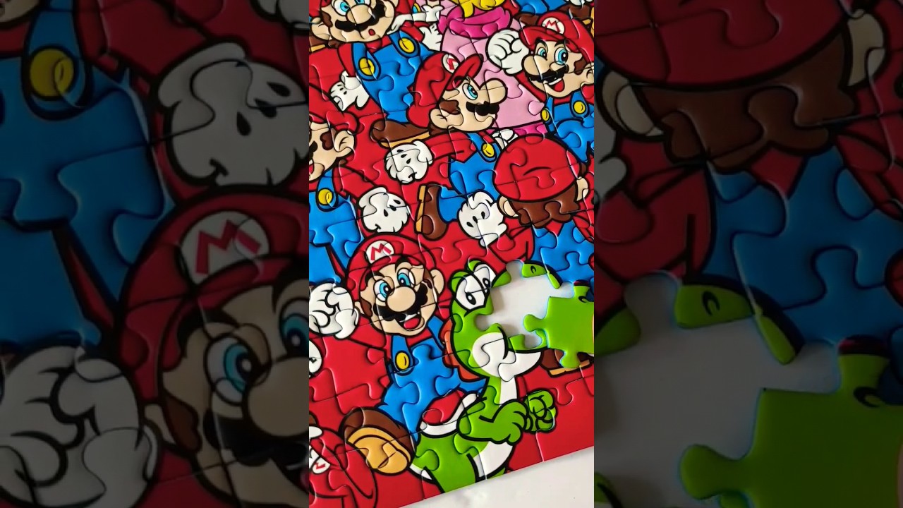 Super Mario 1000 Pieces Impossible Jigsaw Puzzle #sipermario