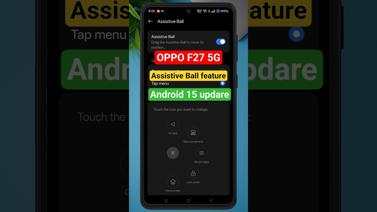 Oppo F27 5G में Assistive Ball कैसे चालू करें | Oppo Tricks 2025 #tipsandtrick #oppof27 #oppof275g