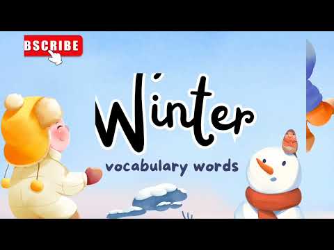 Winter Vocabulary for Kids - Learn Fun Winter Words! @anjali307 #english #vocabulary #winter