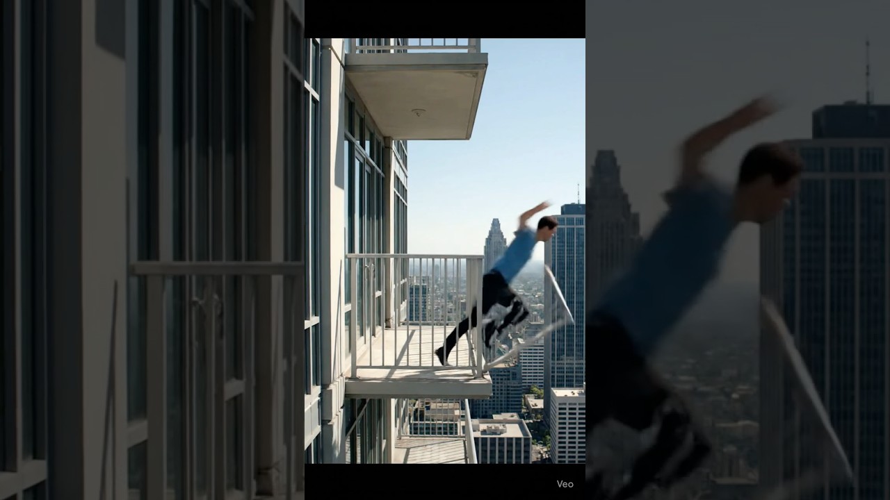 He Was Just Leaning on the Balcony… Then THIS Happened! 😱#CaughtOnCamera #disaster