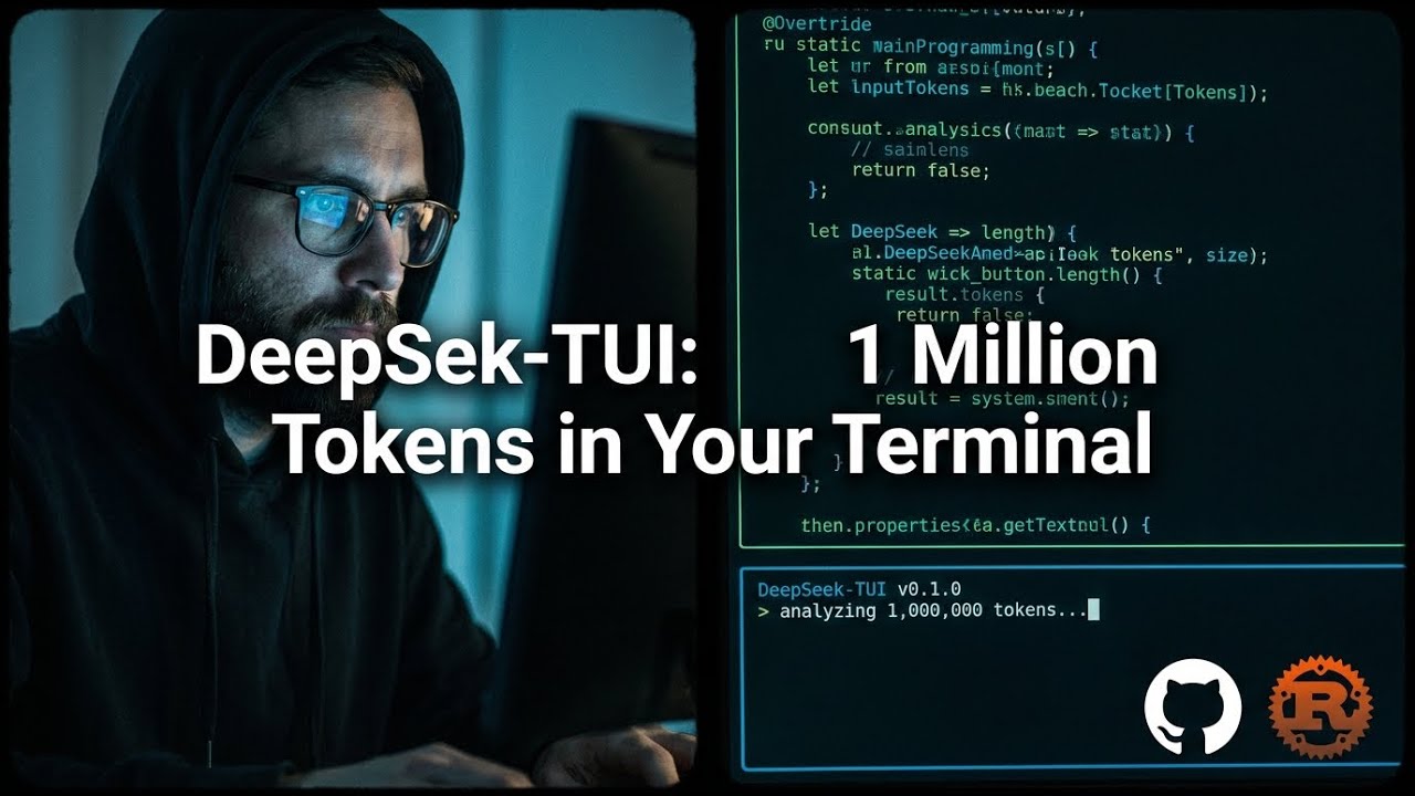 1 Million Tokens of Context Packed into the Terminal? DeepSeek-TUI Hands-On: Ultra-long Context ...