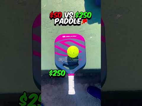 $50 vs. $250 Pickleball Paddle! #pickleball