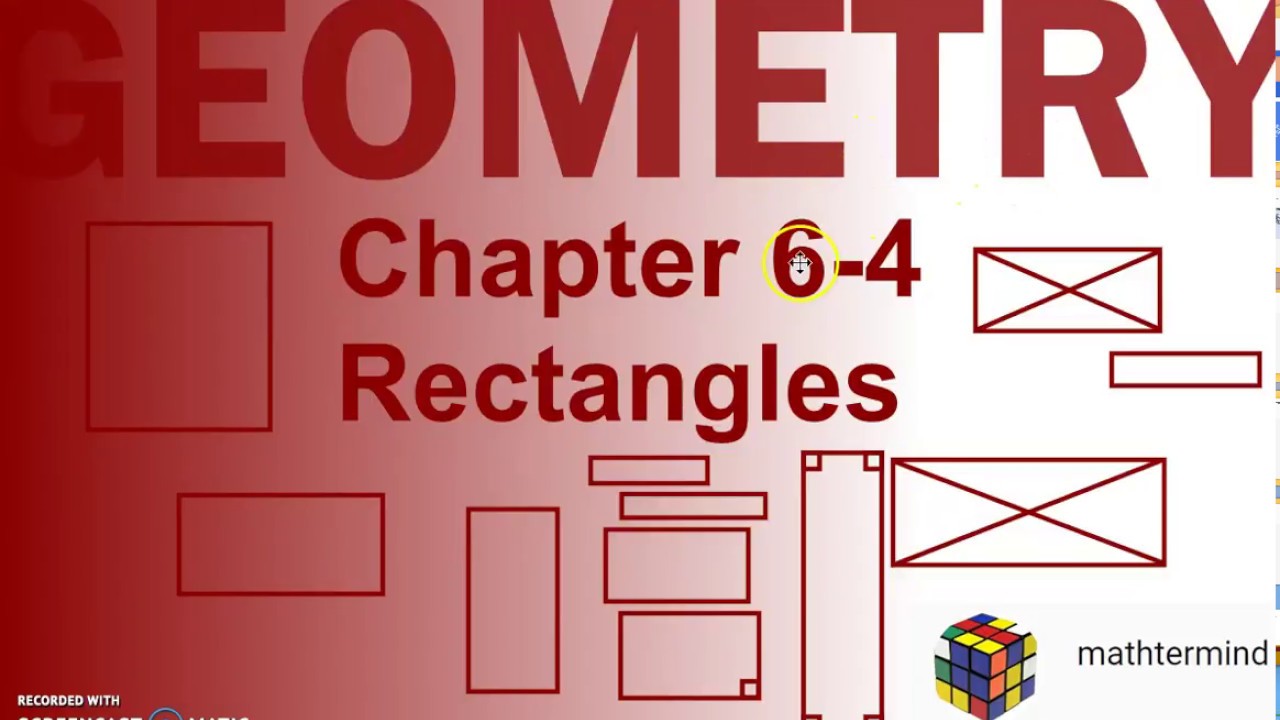 Geometry 6-4 Rectangles