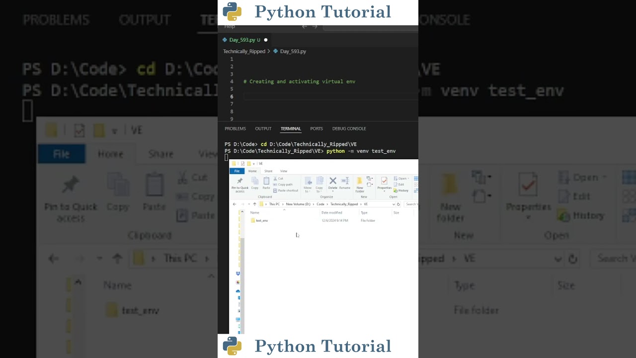 Creating & Activating Virtual Environments With Python | Python Tutorial