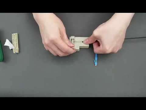 How to Field Assembly LC/UPC Optic Fiber Fast Connector