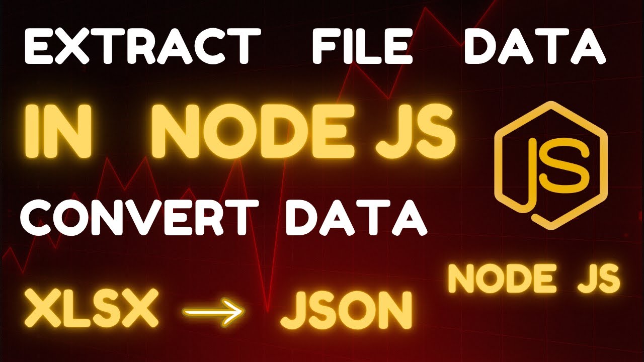 Convert Excel to JSON in Node.js | Read Excel File in Node.js | Node.js Excel Data Extract Tutorial