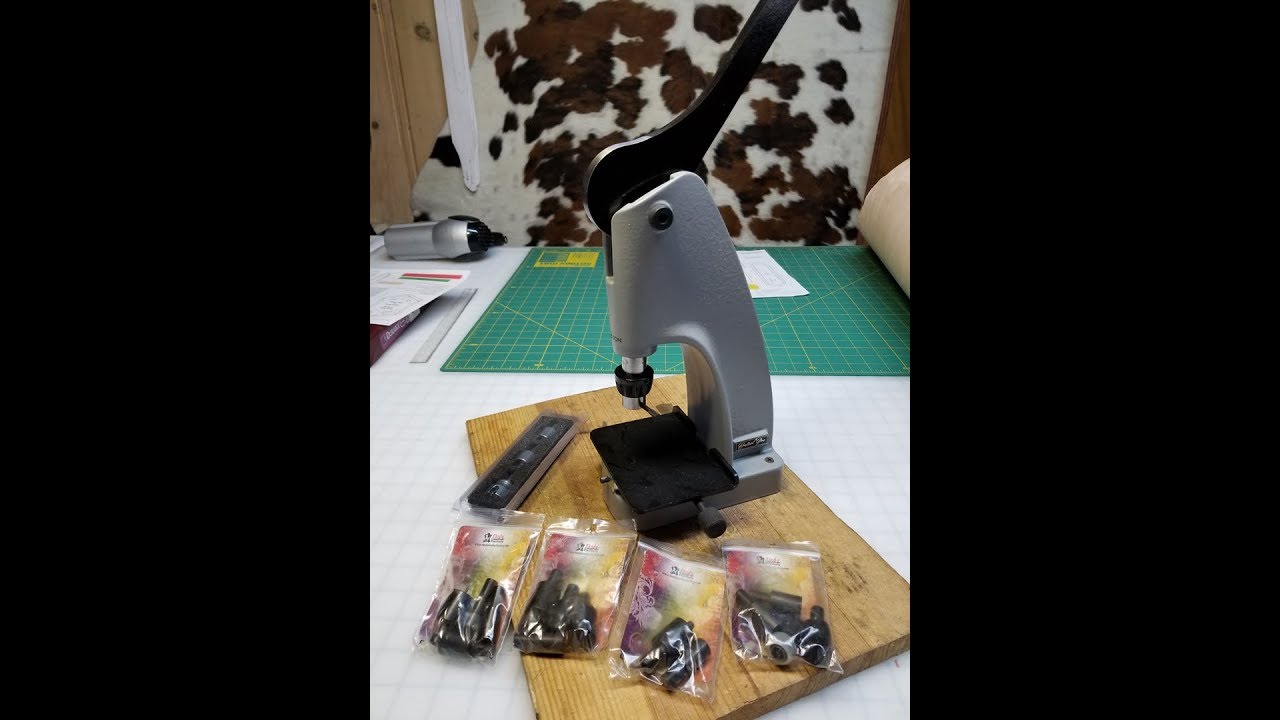 How To use a Leather Craftool Pro Press